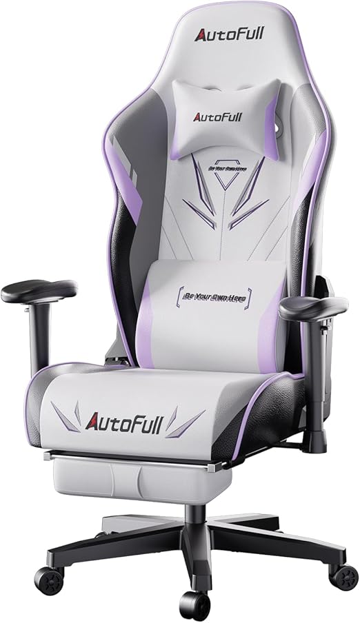 Amazon.com: AutoFull C3 Gaming Chair, Ergonomic Wingless Cushion ...