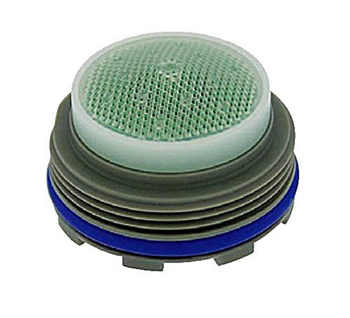 Neoperl 13 0590 5 Low Flow PCA Cache Perlator HC Aerator, Junior Size, 1 GPM, Blue/Clear Dome ...