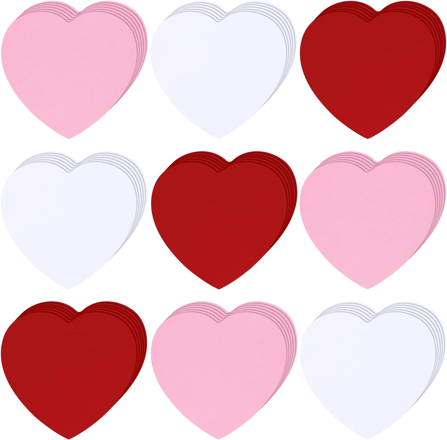 Amazon.com: 360 Pieces Small Heart Cutouts Paper Heart Shapes 2 Inch ...