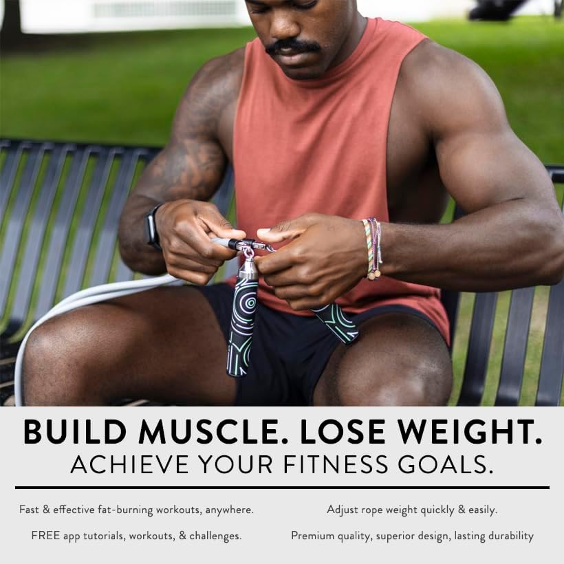 Crossrope Get Strong Set Cuerdas de salto con peso para entrenamiento ...