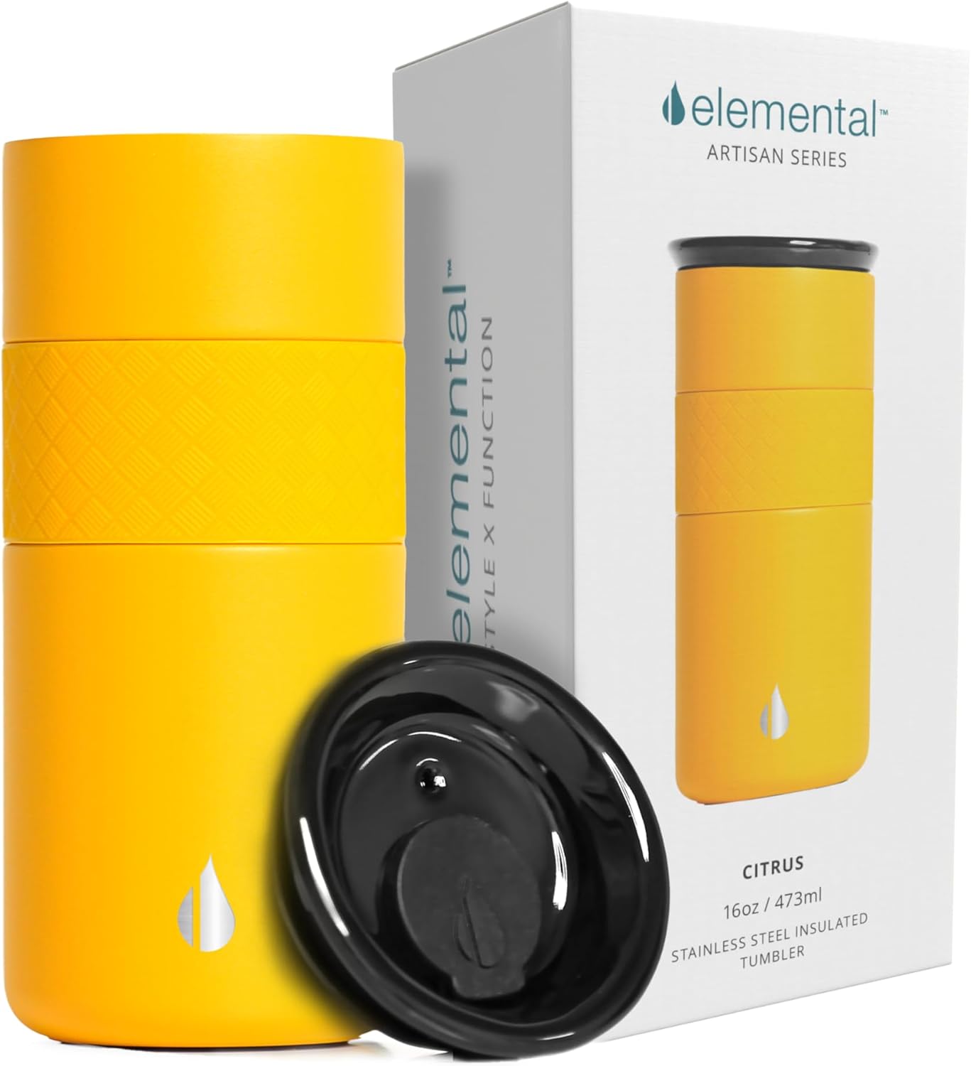 Amazon.com | Elemental Artisan Insulated Tumbler, Triple Wall Coffee ...