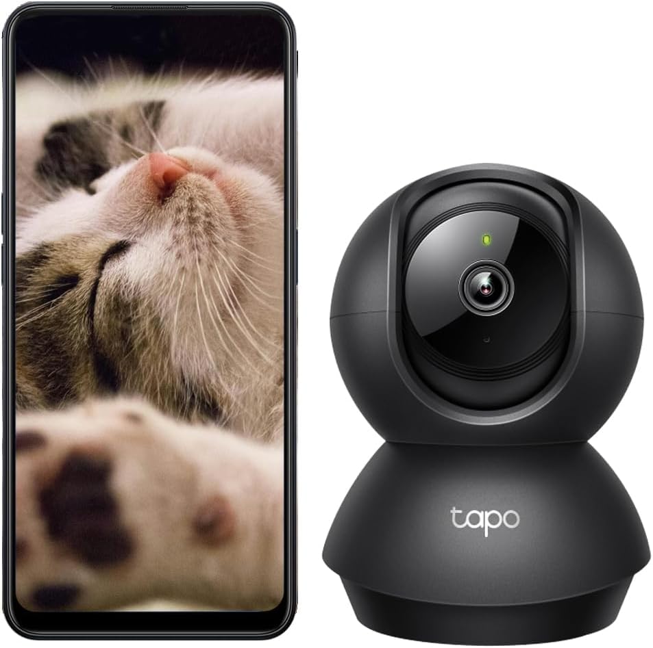 TP-Link Tapo 2K Pan/Tilt Indoor Security Camera for Baby Monitor, Pet ...