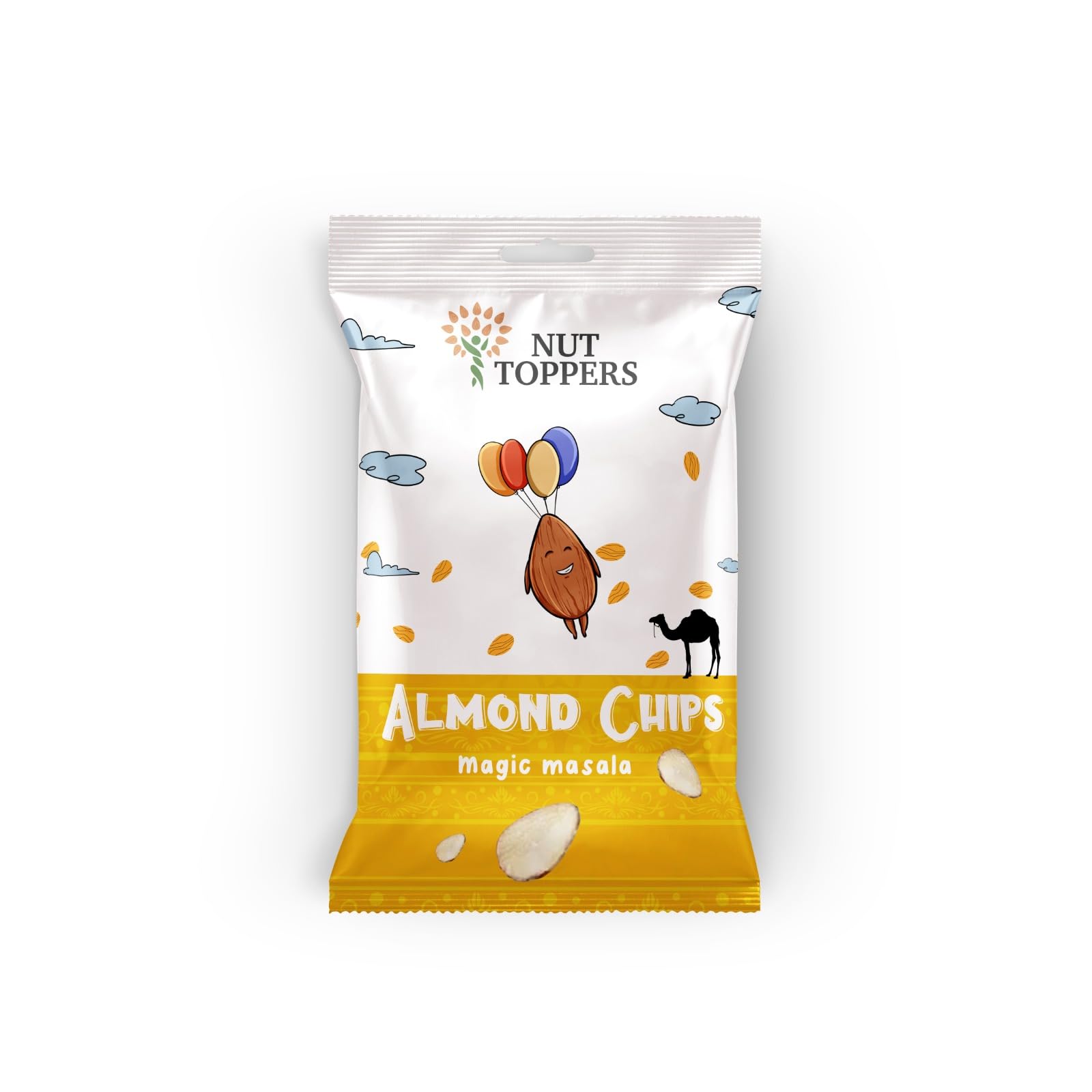 Buy Nut Toppers Almond Chips- Magic masala flavour-20g(pack of 5 ...