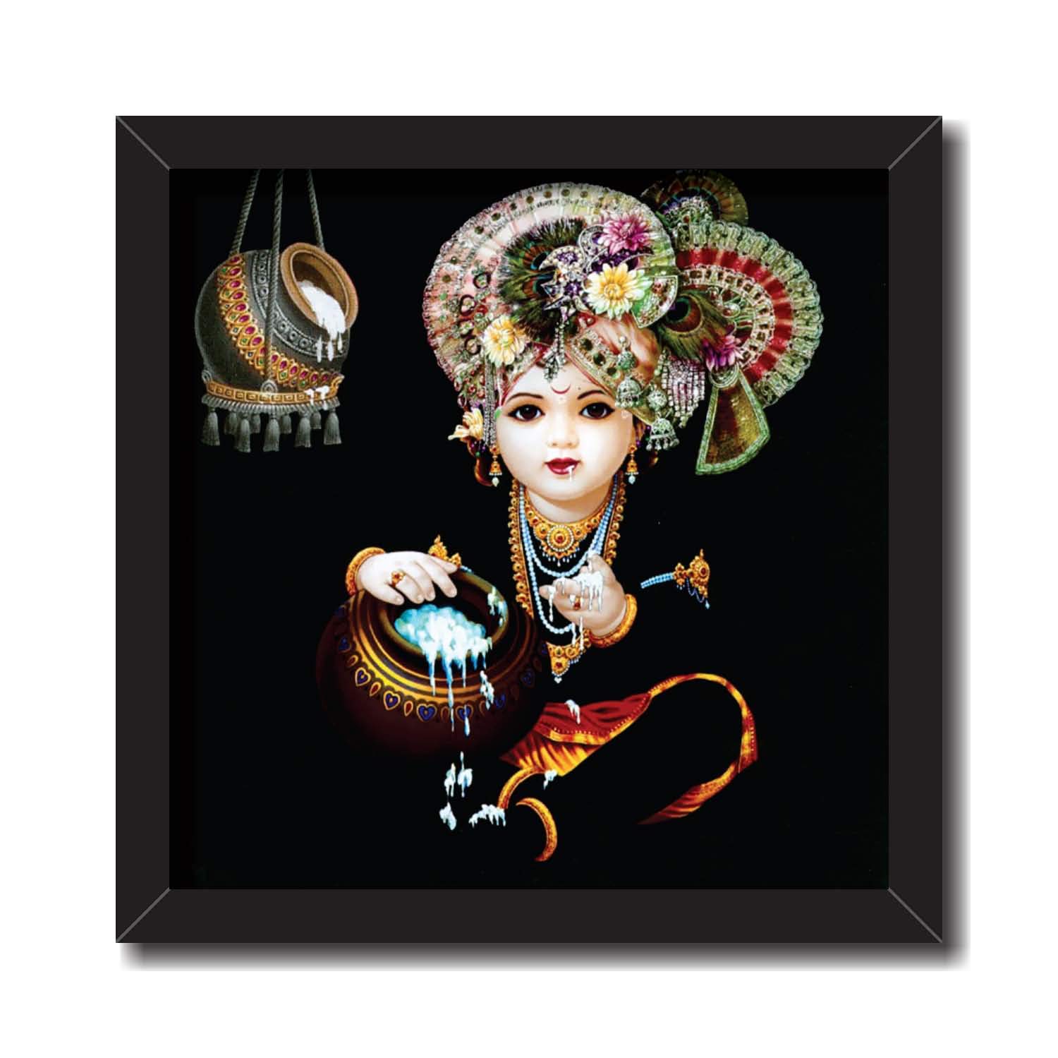 PAPER PLANE DESIGN Set of Krishna Painting Poster (E) : Amazon.in: Home ...
