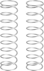 Amazon.com: uxcell 2Pcs Compression Springs, 1mm Wire Diameter x 15mm ...