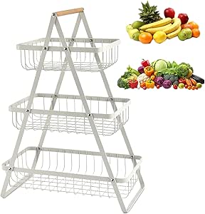 Sightday 3 Etagen Obstkorb,Gemüse Aufbewahrung,Obstkorb Etagere Mit ...