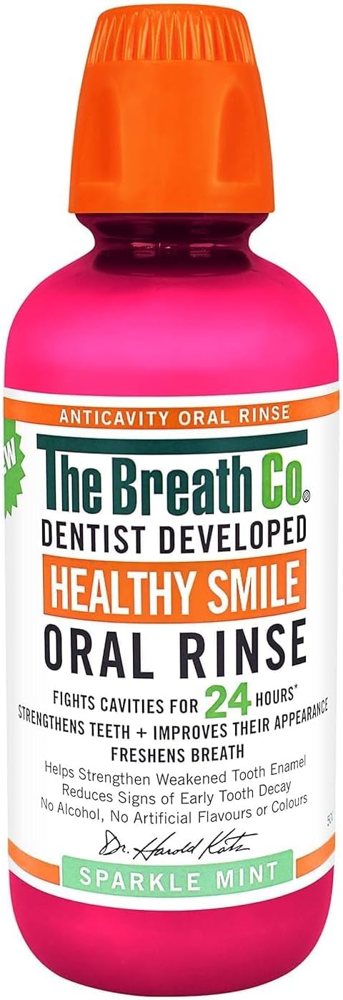 The Breath Co Alcohol Free Mouthwash Oral Rinse for 12 Hrs for Fresh ...