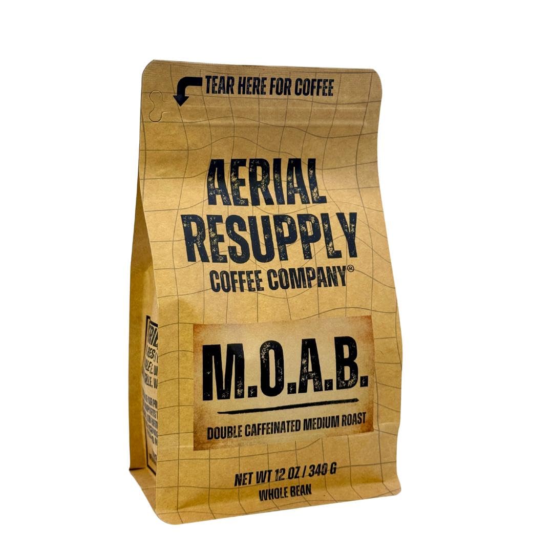 Amazon.com : Aerial Resupply Coffee - MOAB Ground Coffee Beans Medium ...