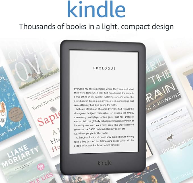 Kindle, Certified Refurbished, Black | With built-in front light ...