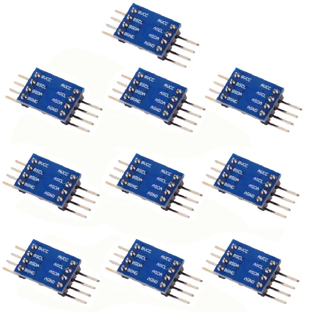 IIC I2C 2 Way Logic Level Converter Module, 10 Pcs 3-5V Bi-Directional ...