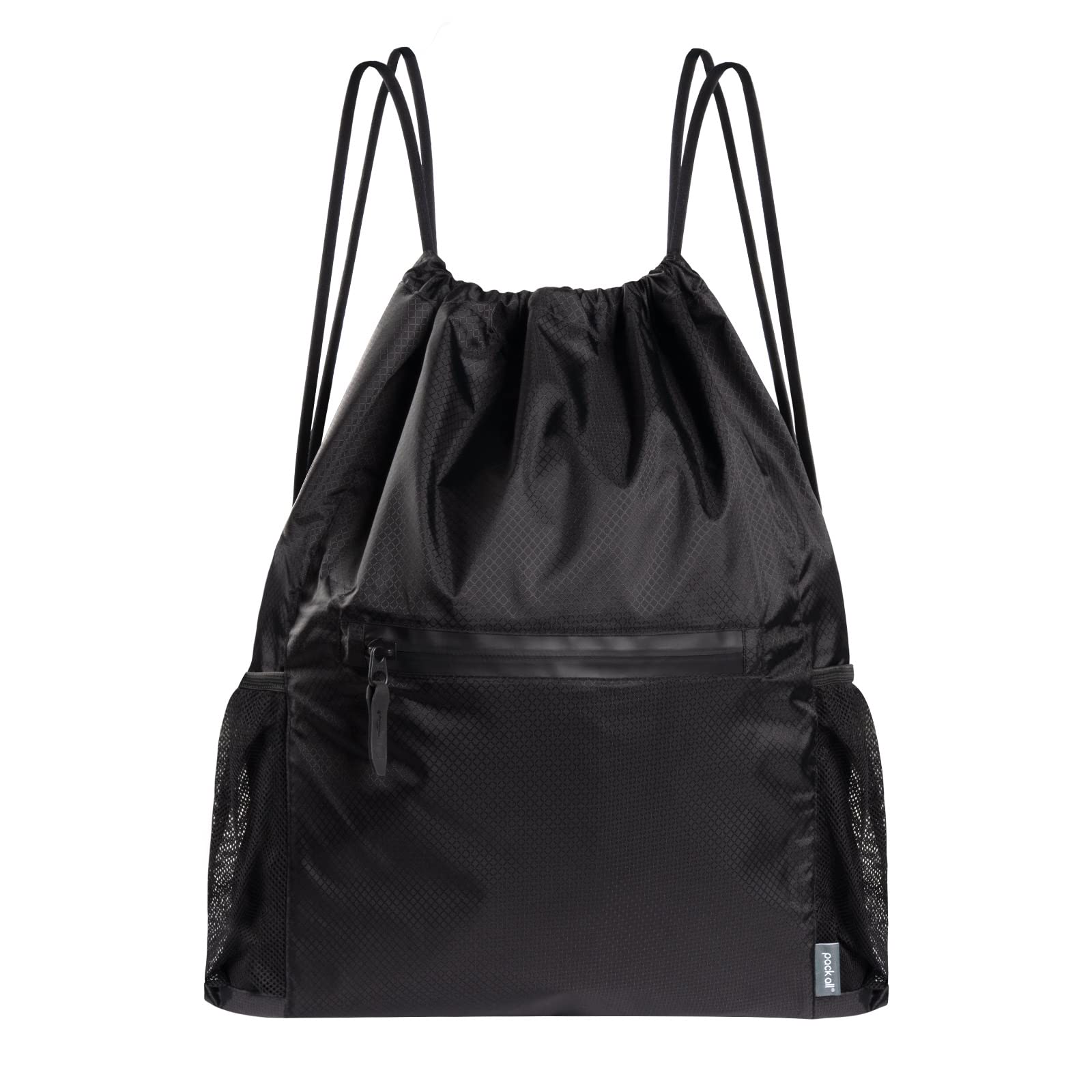 Amazon.com | pack all Drawstring Bag Backpack, Water-Resistant Sports ...
