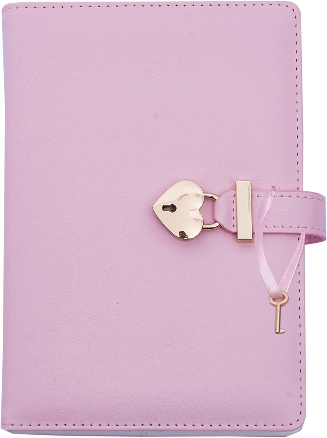 LinYesh Diary with Lock and Key, A5 PU Leather Notebook Lockable Diary ...