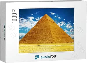 Amazon.com: Great Pyramid, Located at Giza Egypt... Jigsaw Puzzle ...