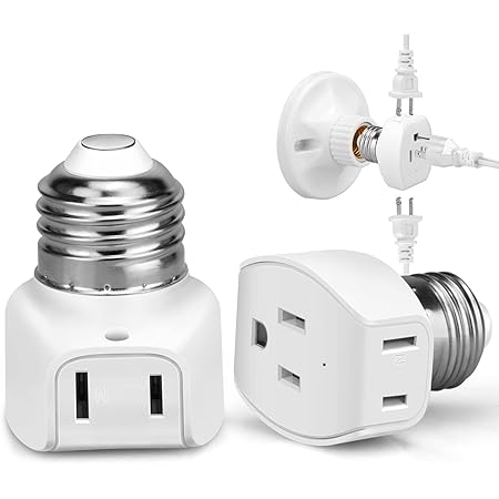Amazon.com: Nyce Power LampCharger Light Bulb Socket Adapter, Light ...