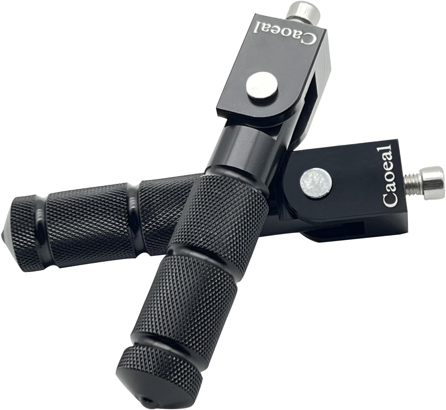 Amazon.com: Caoeal 8MM Universal Motorcycle Foldable Foot Pegs Front or ...