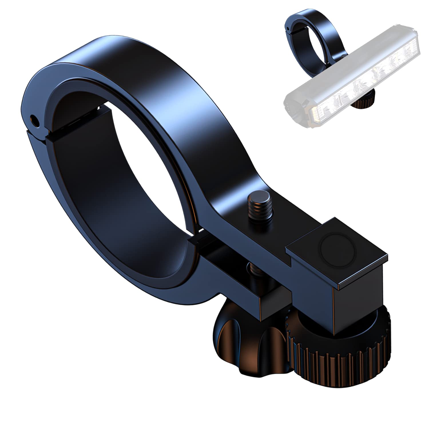 Tomsfun Bike Light Mount Aluminum Handlebar Mount Black | Desertcart INDIA