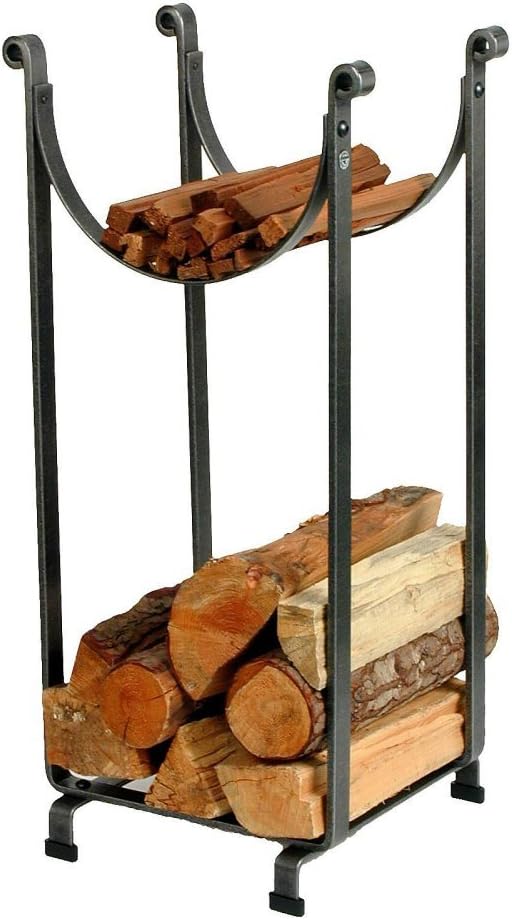 Amazon.com: Enclume Sling Log Rack, Hammered Steel : Home & Kitchen