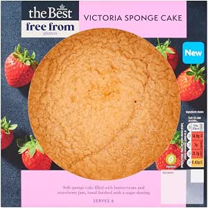 Morrisons Free from Victoria Sandwich Round Cake, 400g : Amazon.co.uk ...