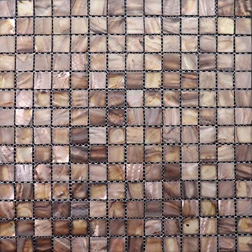 MOP Square Mother of Pearl Shell Mosaic Tile Backsplash Mesh, for ...