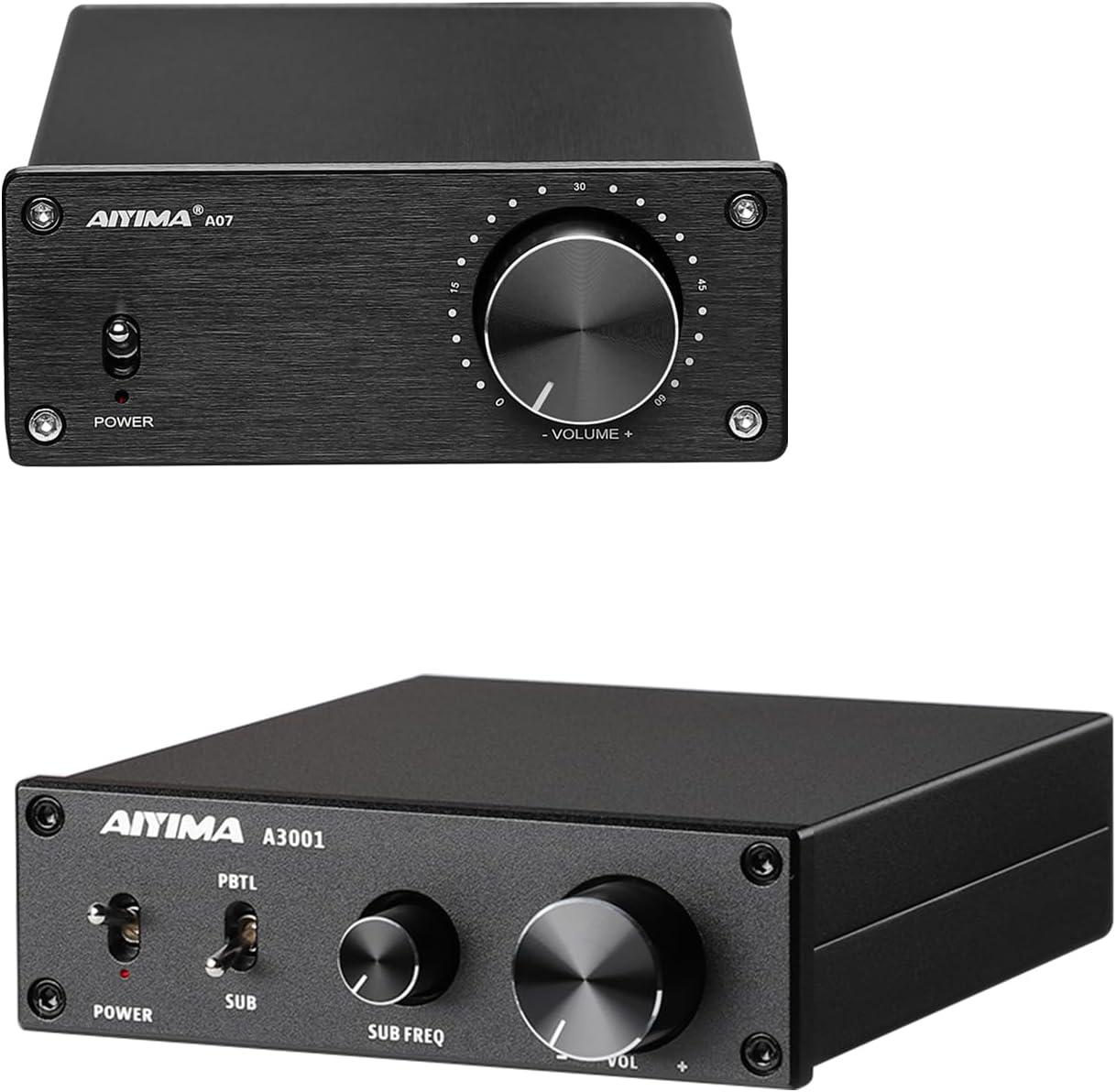 Amazon.com: AIYIMA A07 300Wx2 TPA3255 Mini Stereo amplififer and AIYIMA ...
