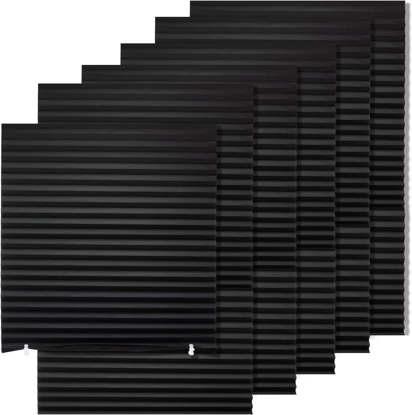Amazon.com: Redi Shade No Tools Original Blackout Pleated Paper Shade ...