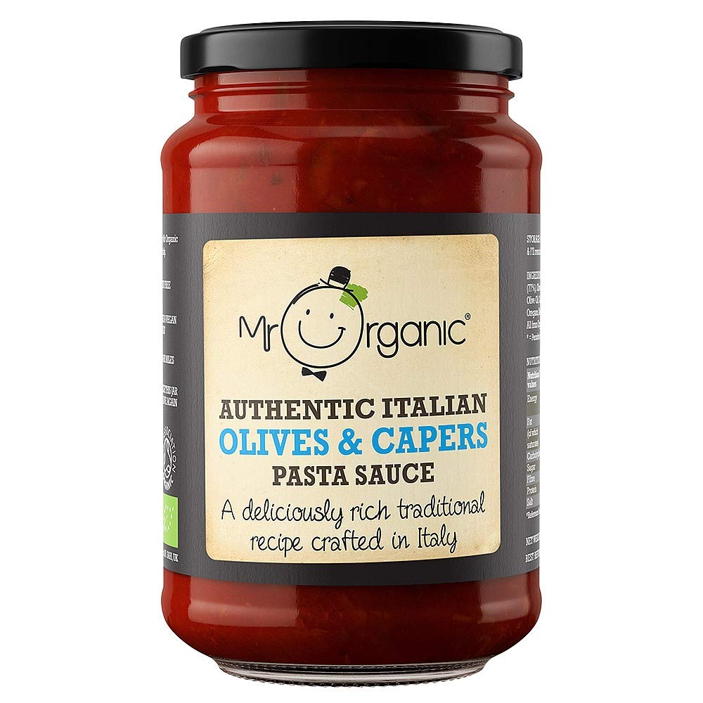 Amazon.com: Mr Organic Olives & Capers Pasta Sauce 350g (Pack of 3)