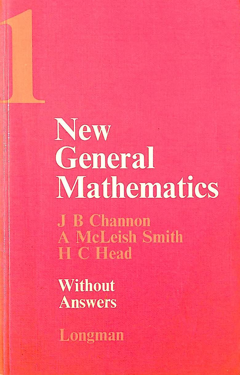 New General Mathematics: Head, H.C.: 9780582318403: Amazon.com: Books