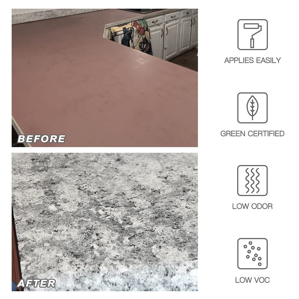 Snapklik.com : Cocomfix Granite Countertop Paint Kit. Epoxy Counter Top ...