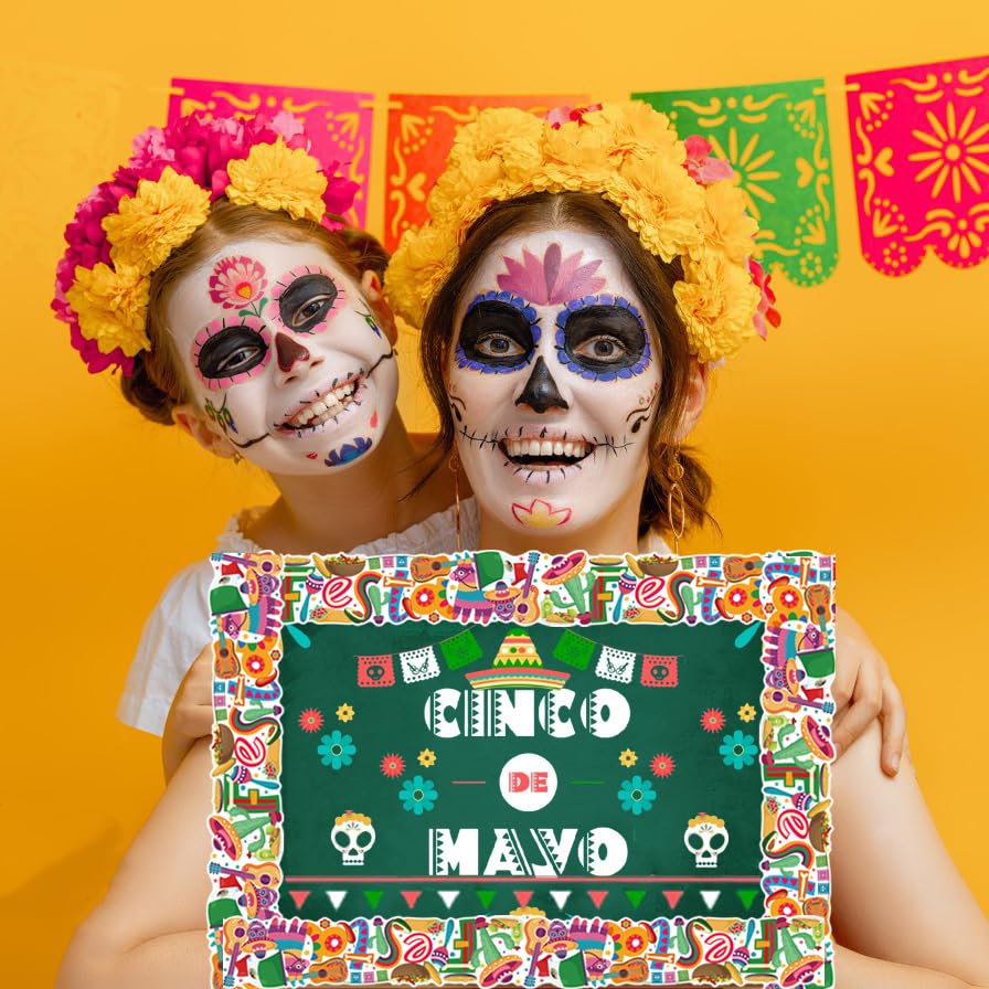 Snapklik.com : 68.9ft Fiesta Bulletin Border Spanish Bulletin Board ...