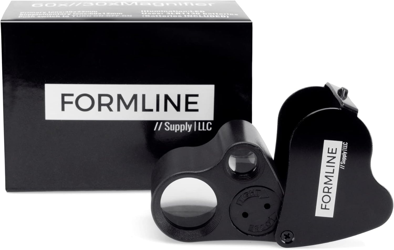 Amazon.com: Formline LED Illuminated Jewelers Loupe/Scope (60x + 30x ...