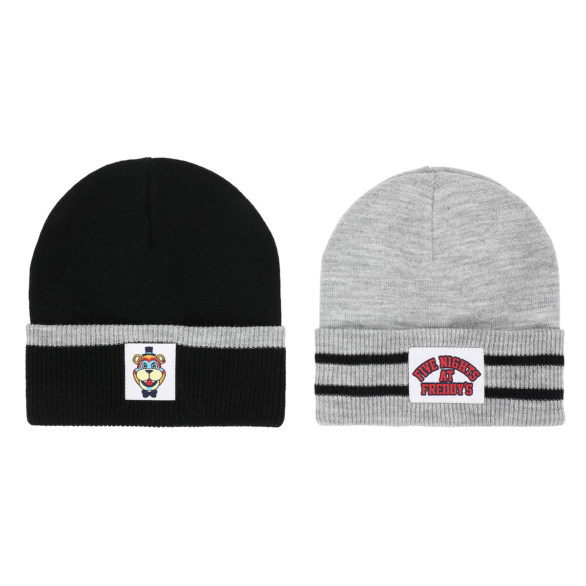 Amazon.com: Five Nights at Freddy's Youth Cuffed Beanie (Pack of 2 ...