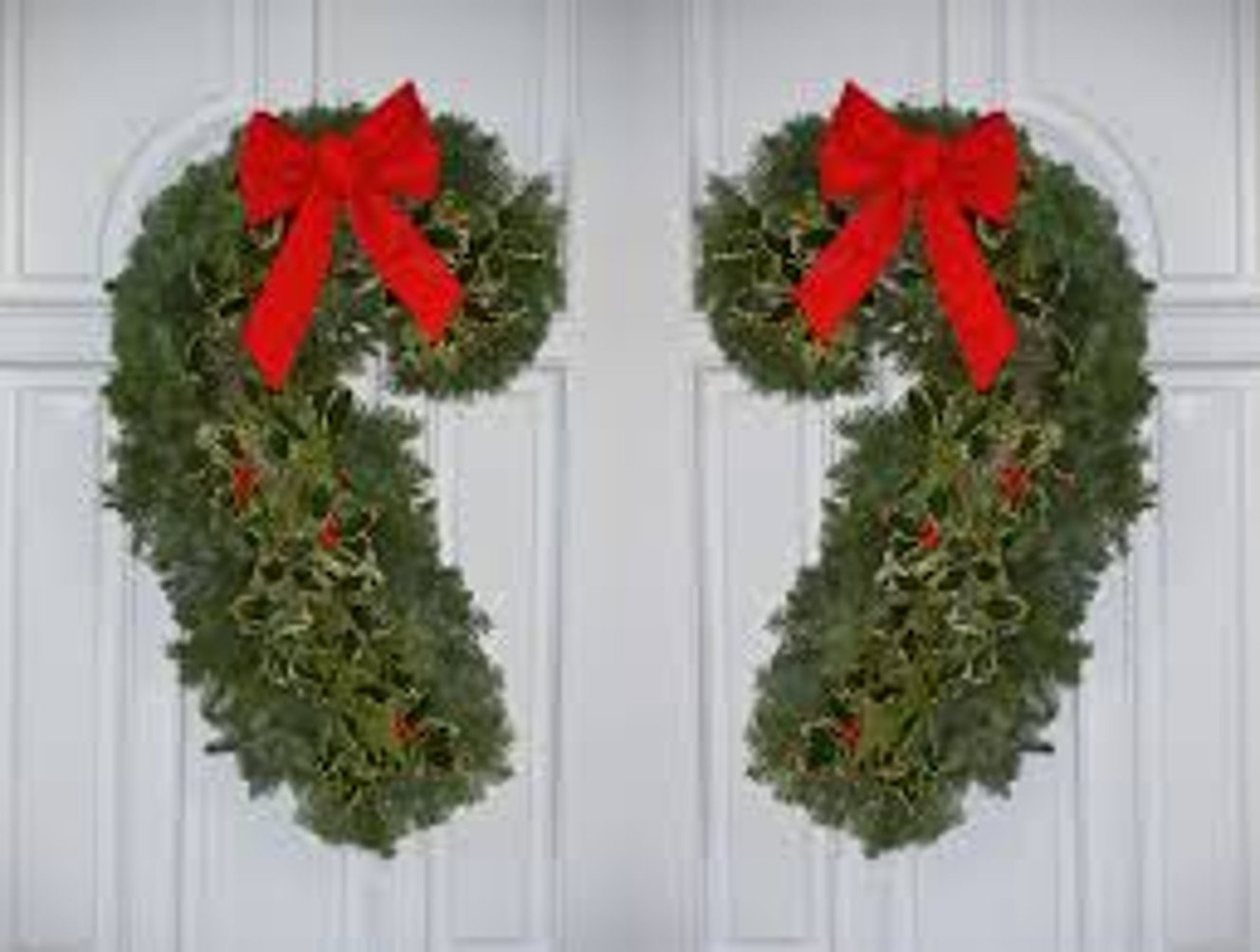 Metal Frames Candy Cane Wreath FSSTAM Candy Cane Metal Wire Wreath