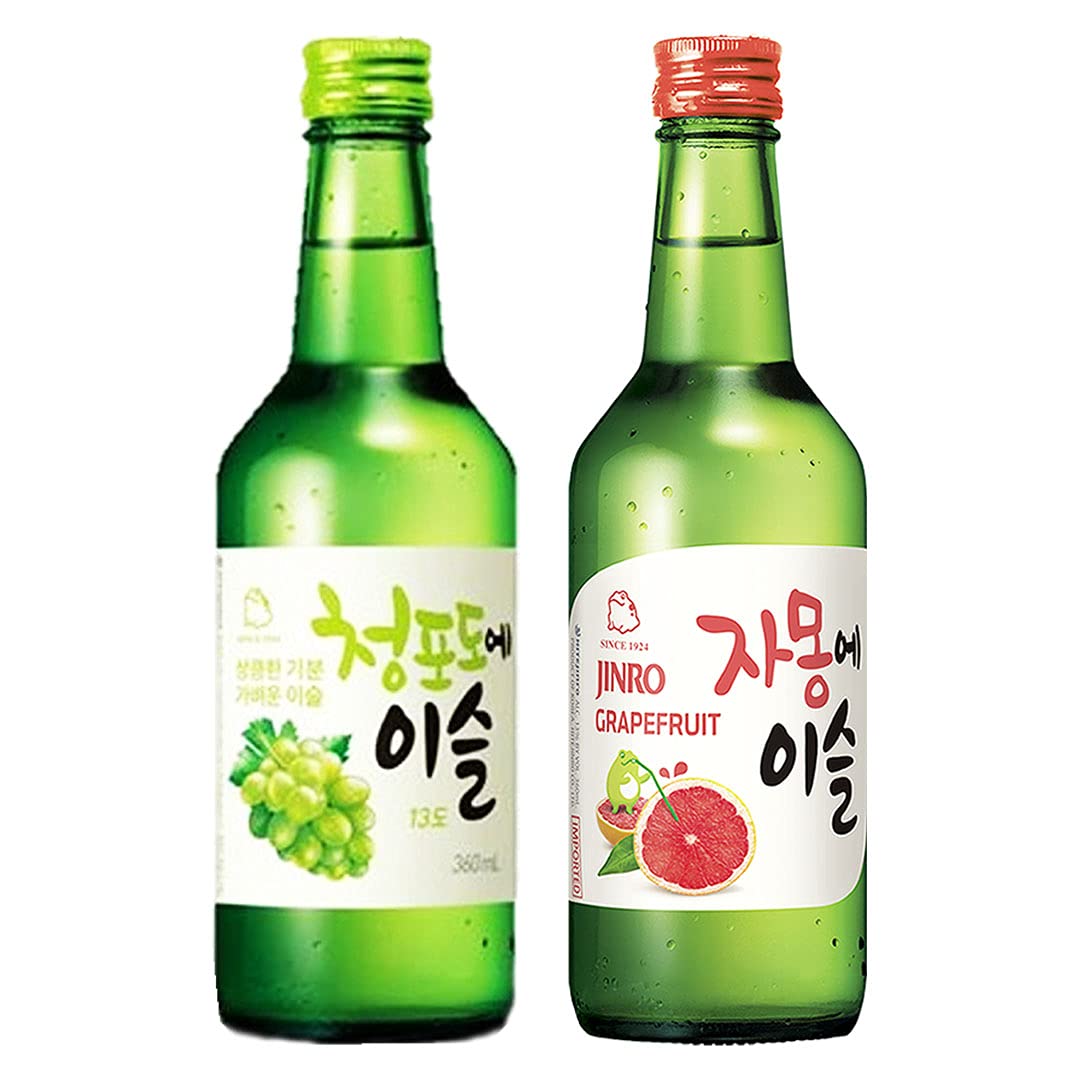 Buy Combo: 1 Korean Jinro Chamisul Fresh 진로 소주 Beverage Drink Mixer ...
