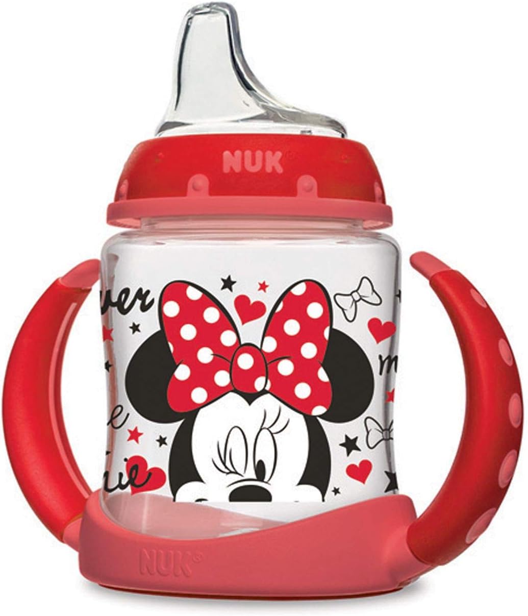Amazon.com : NUK Disney Learner Cup (5 Ounce, Red Minnie) : Baby