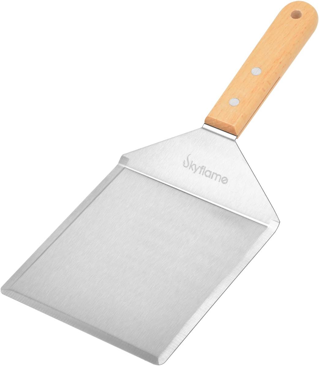 Amazon.com: Stainless Steel Metal Griddle 4 x 8 inch Spatula - Spatula ...