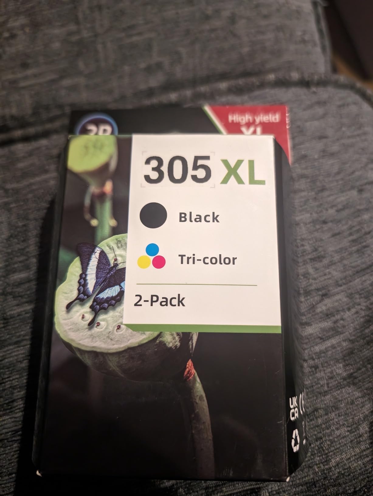 305XL Ink Cartridges Black and Colour Replacement for HP 305 Ink ...