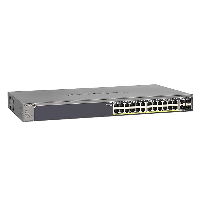 Buy NETGEAR GS728TP-100EUS ProSAFE 24 Port Gigabit Smart Ethernet ...