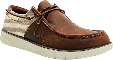 Amazon.com | RANK 45 Men's Griffin Patriotic Cowboy Casual Shoes Moc ...