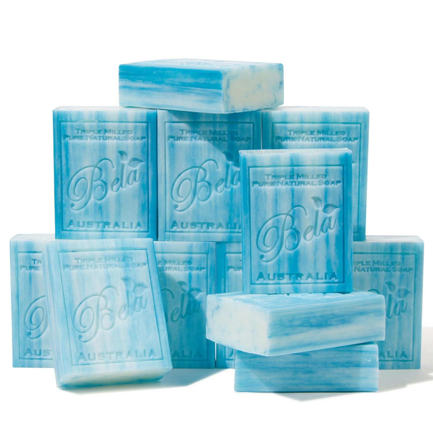 Amazon.com : BELA Ocean Soap 3.3 OZ, Pack of 12, Long Lasting French ...