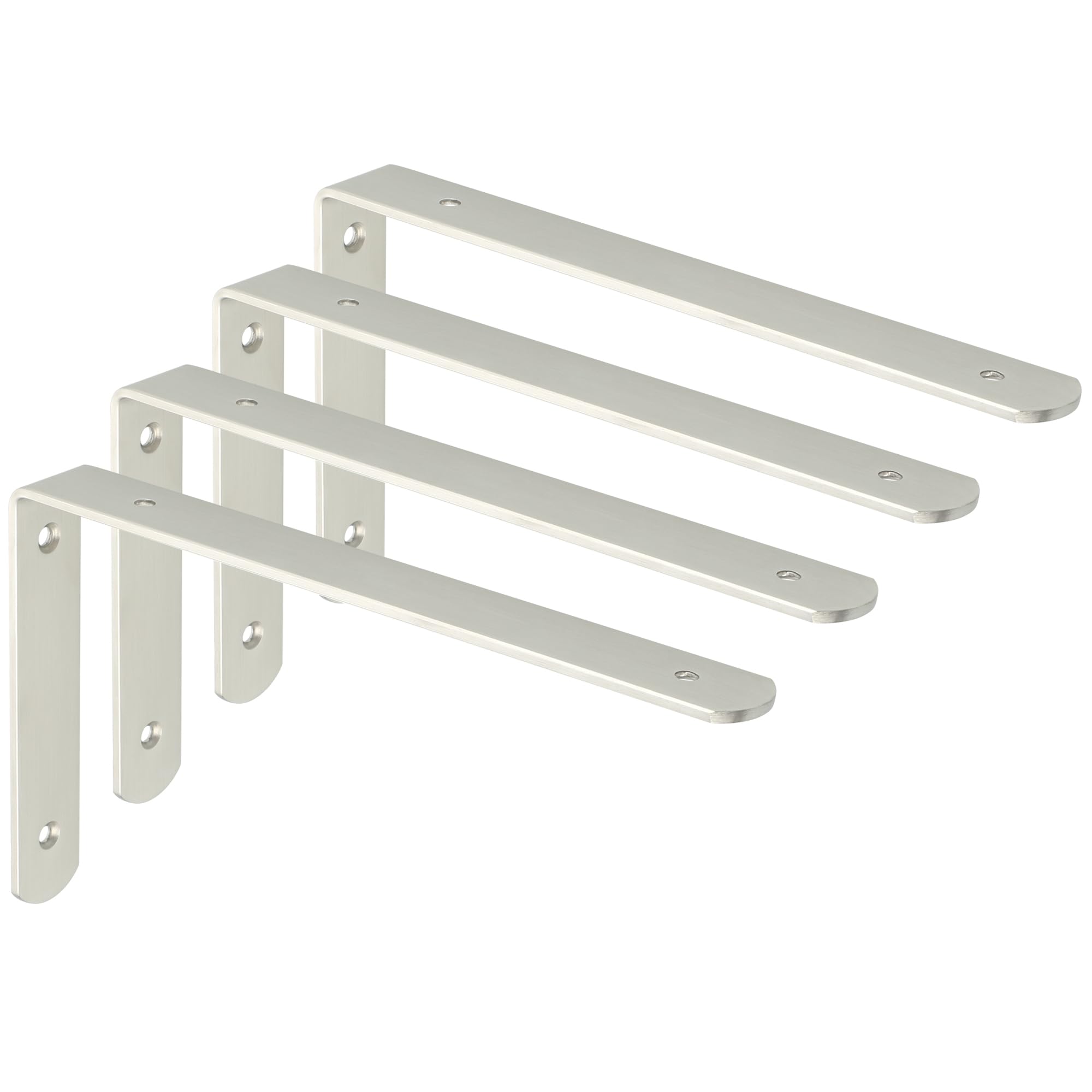 Snapklik.com : Alise Floating Shelf Brackets,L Brackets For Shelves ...