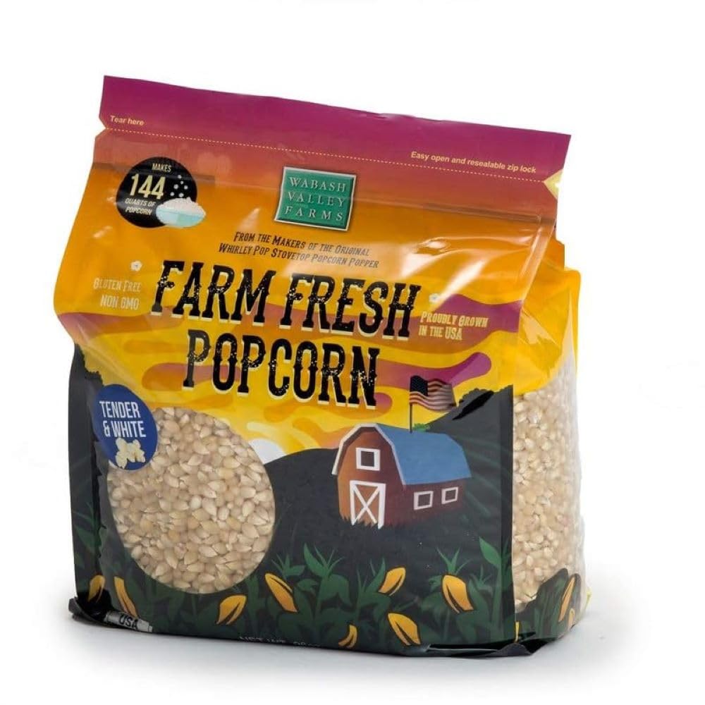 Amazon.com: Wabash Valley Farms Popcorn Kernels - Tender and White ...