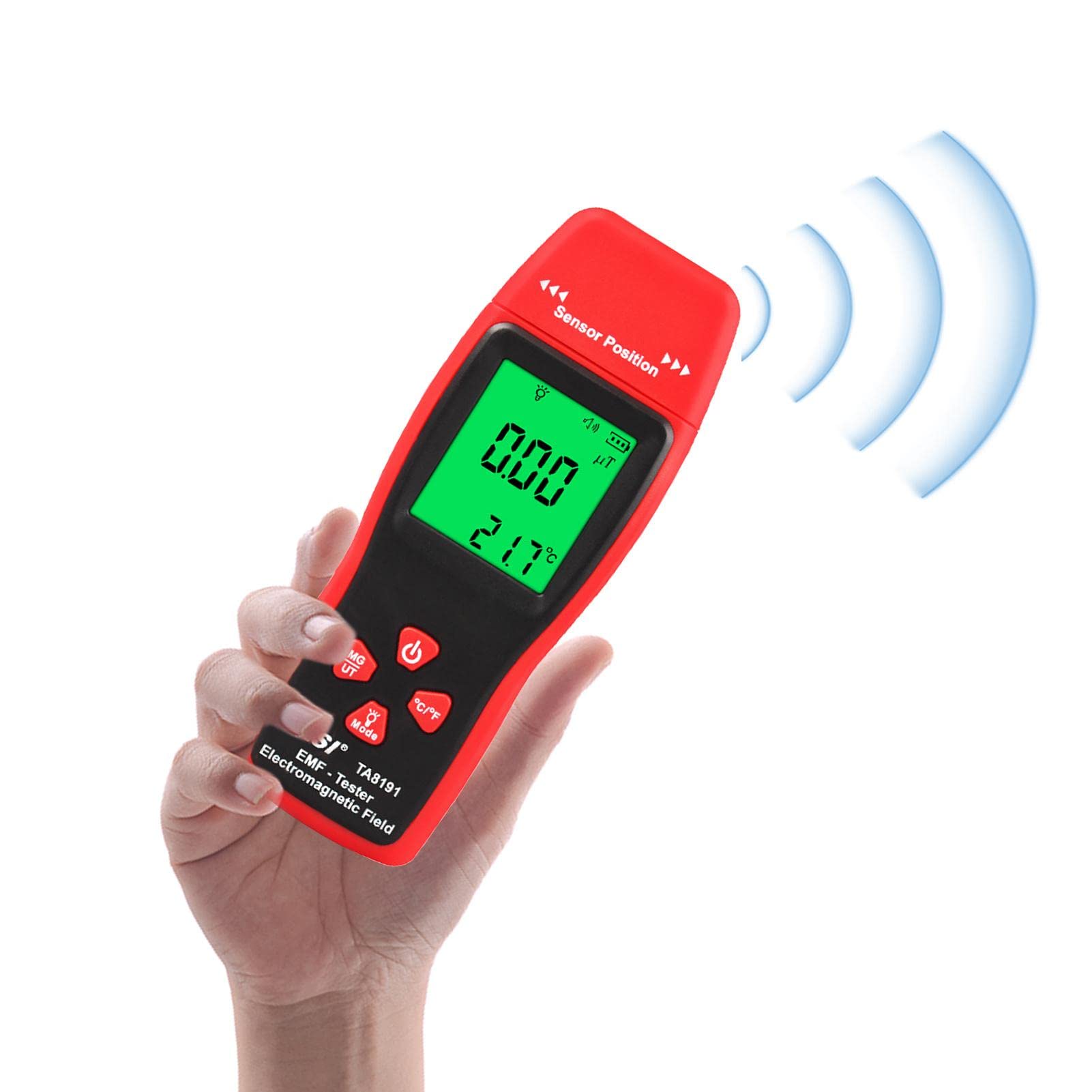 Hudhowks Meter Tester Magnetic Field Gauss Meter Detector With Sound ...