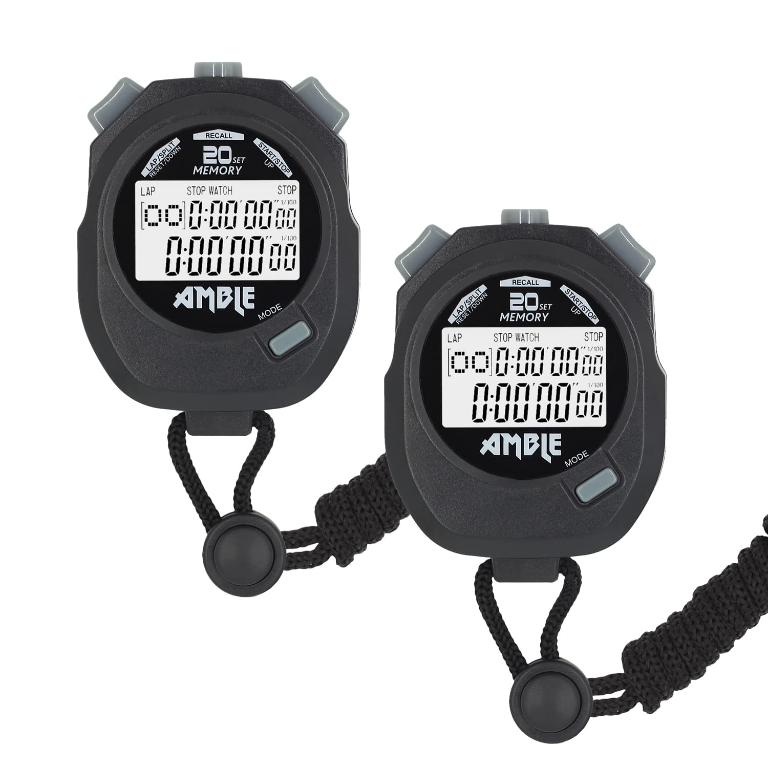 Snapklik.com : Amble 2 Pack Stopwatch, Amble Countdown Timer And ...