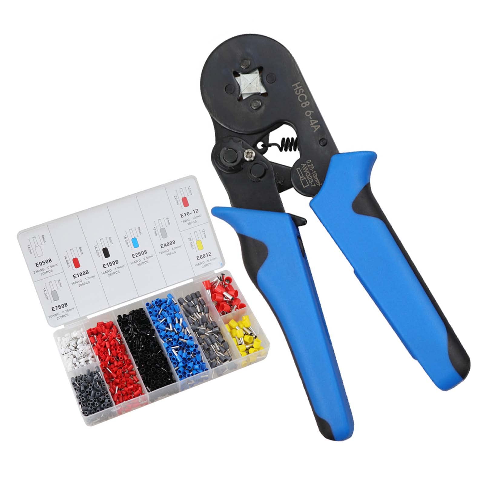 Ferrule Crimping Tool Kit, Cold Crimped Wire Terminal Ferrule Crimper ...