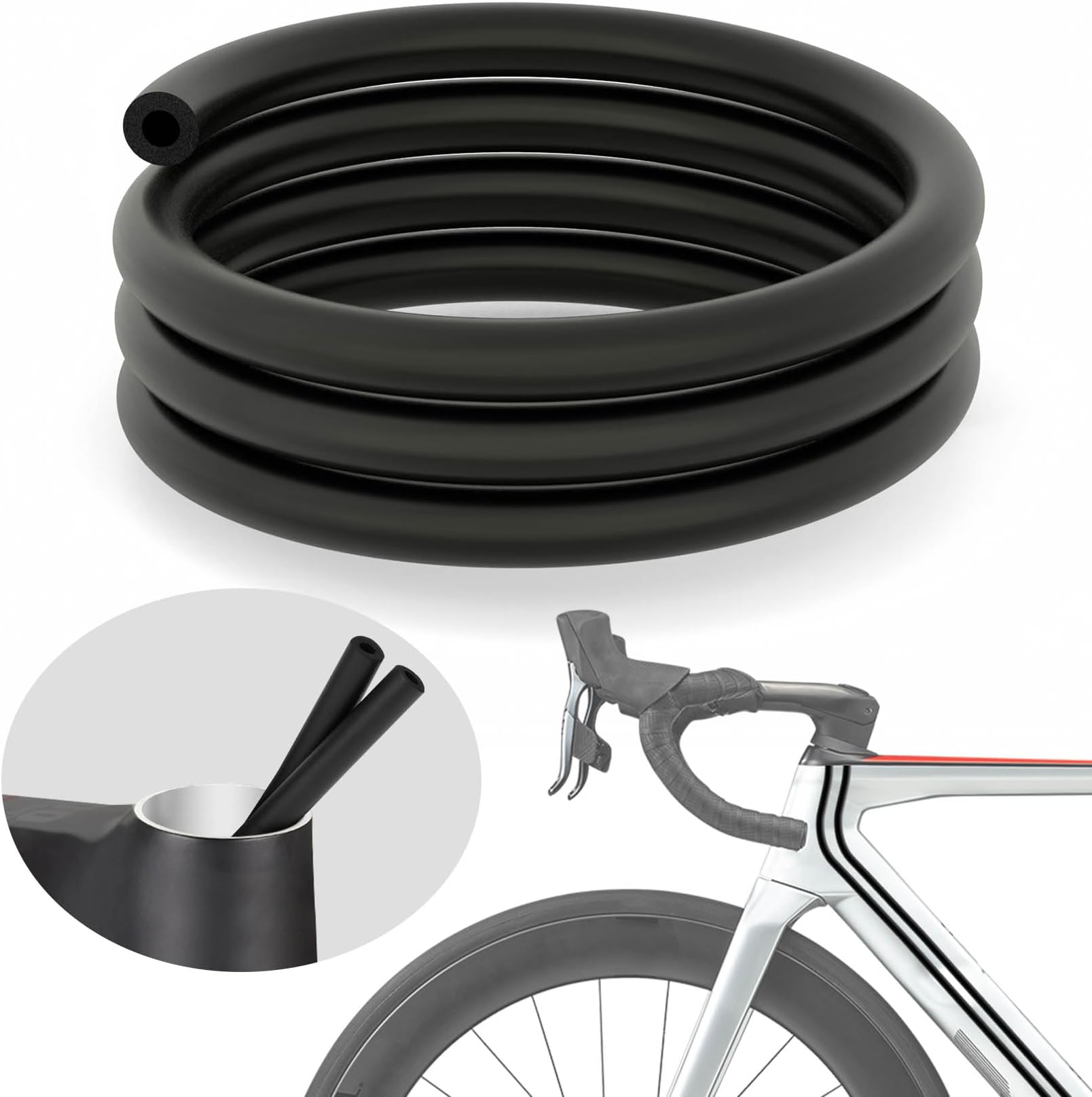 Amazon.com: TorchPilot 1.7m Bicycle Frame Internal Cable Housing Damper ...