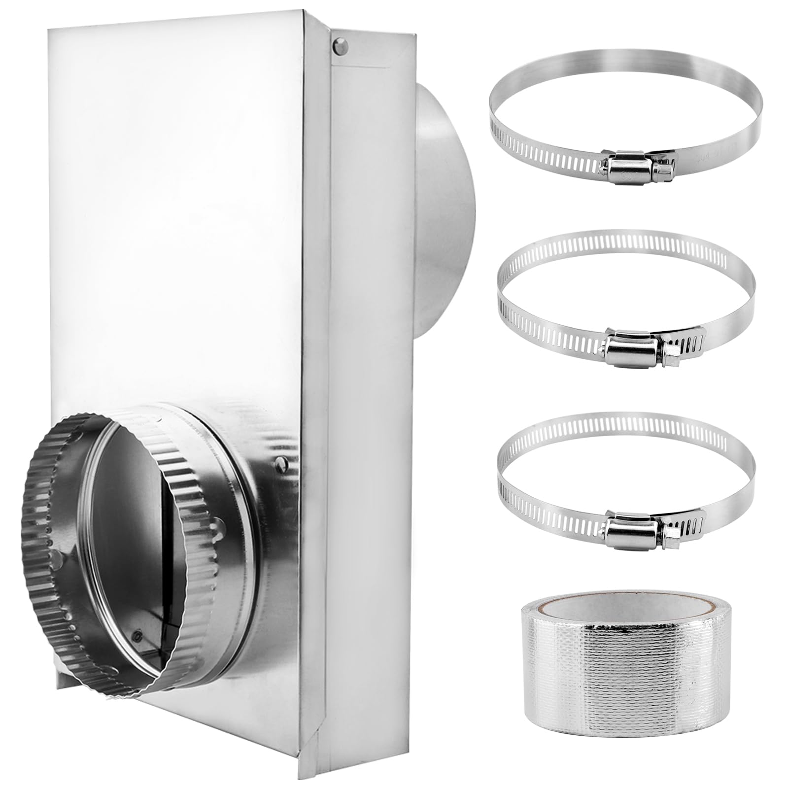 Amazon.com: Adjustable 0-5" Periscope Dryer Vent Kit,Dryer Telescoping ...