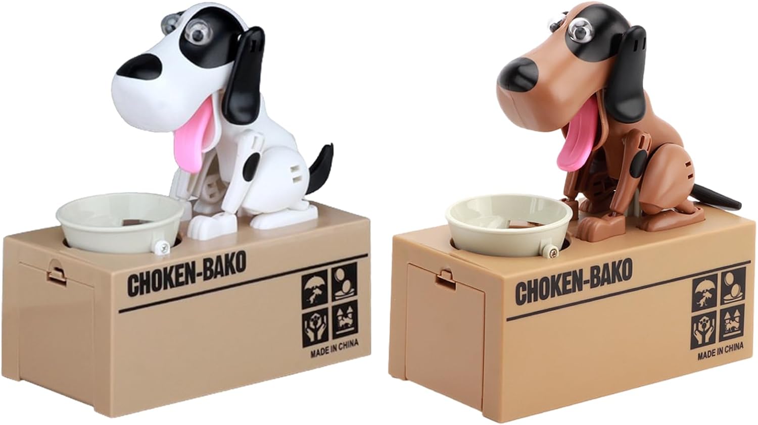 Amazon.com: Dog Eating Coin Bank - Creative Coin Saving Box for Kids ...