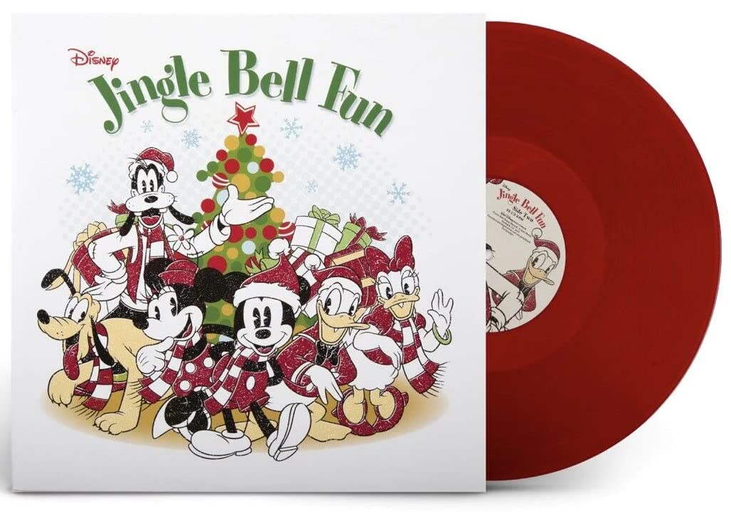Amazon.com: Disney Jingle Bell Fun Record, Red Colored Vinyl, LP: CDs ...