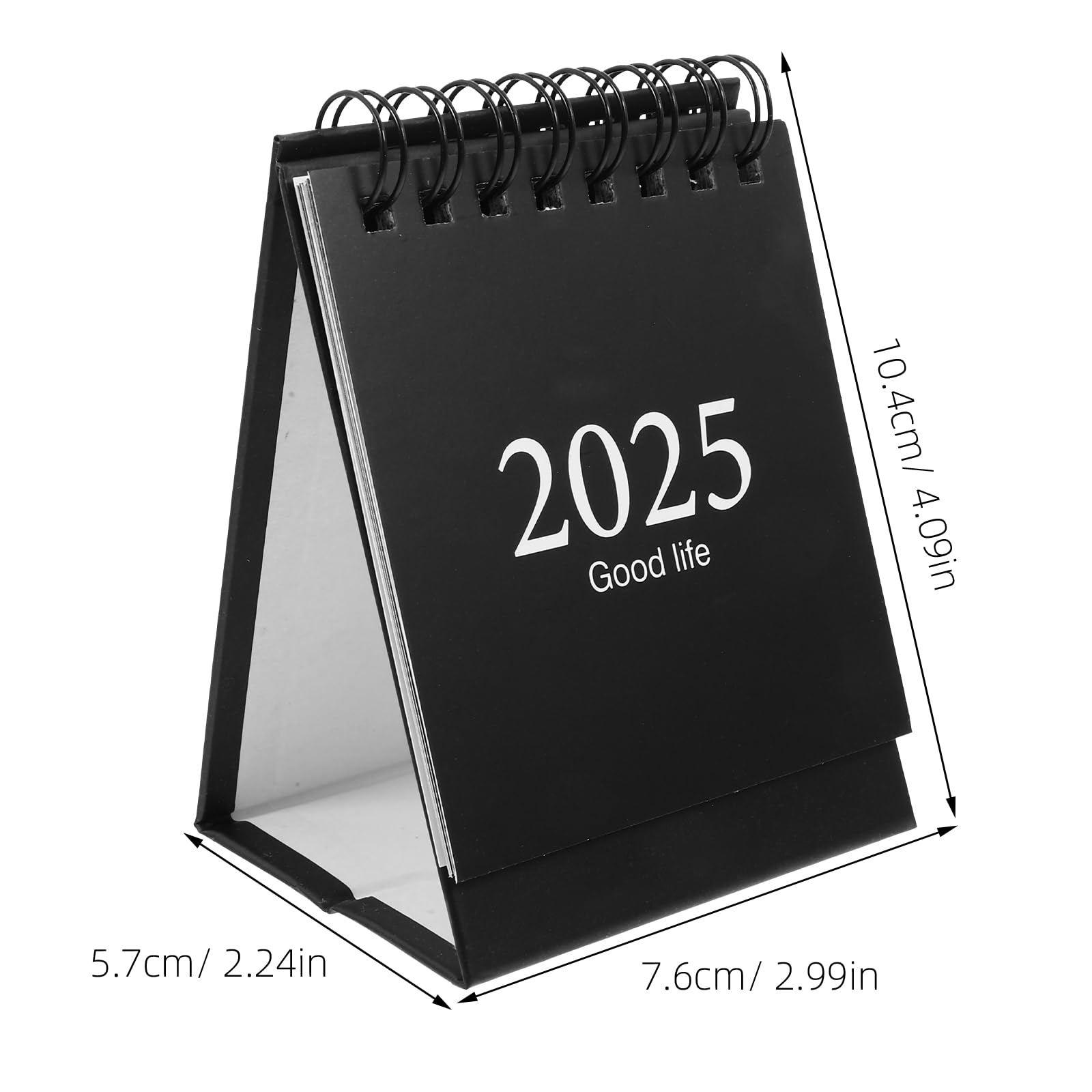 Snapklik.com : STOBOK 2024-2025 Desk Calendar Stand Up Desktop Year ...