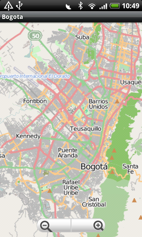 Bogota Street Map - App on Amazon Appstore